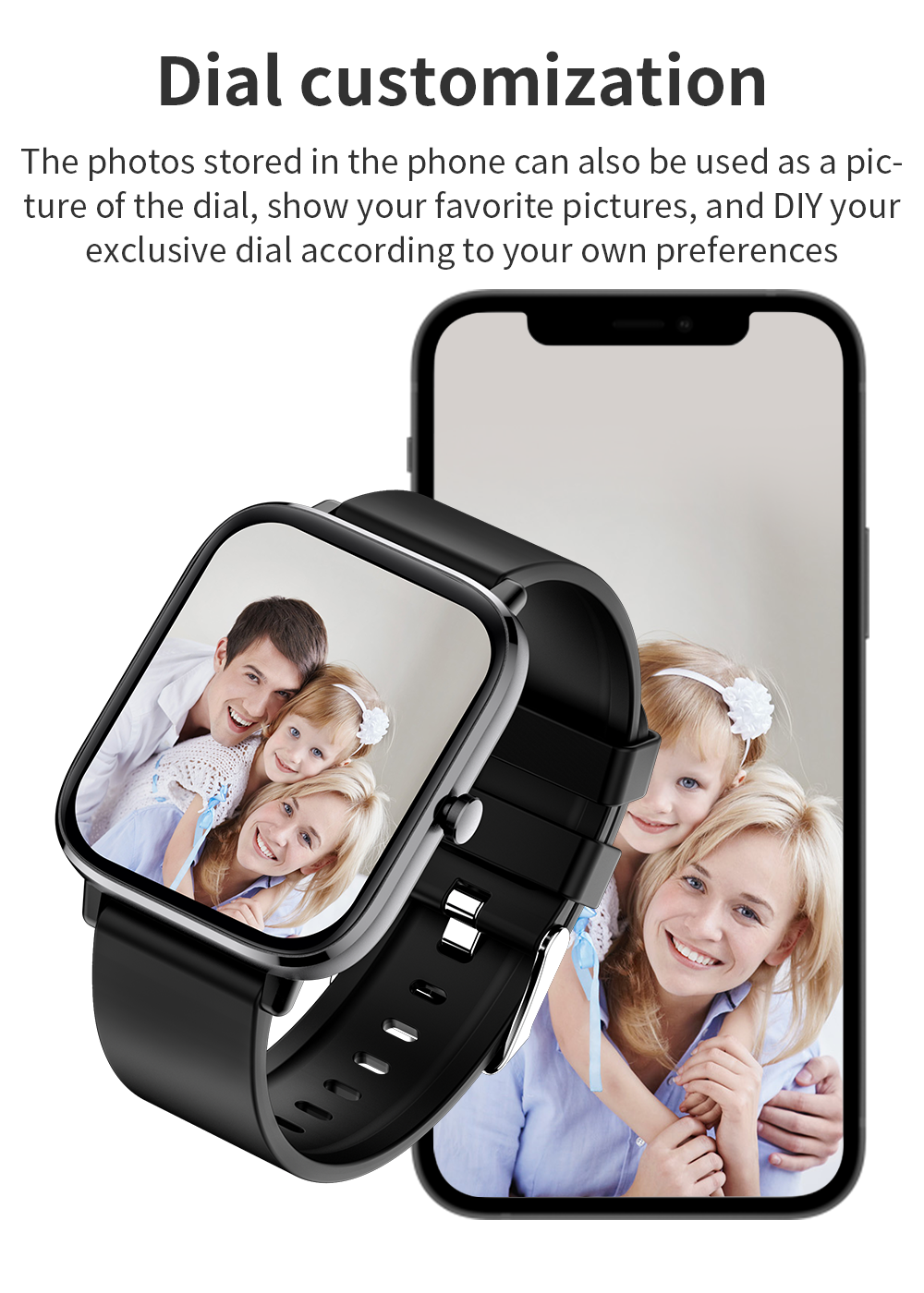 Ceas Smartwatch T45S Negru. Recosport
