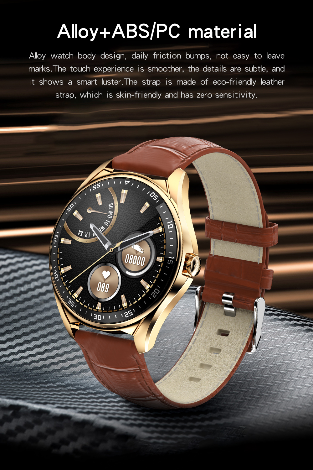 Ceas Smartwatch E16 Negru. Recosport